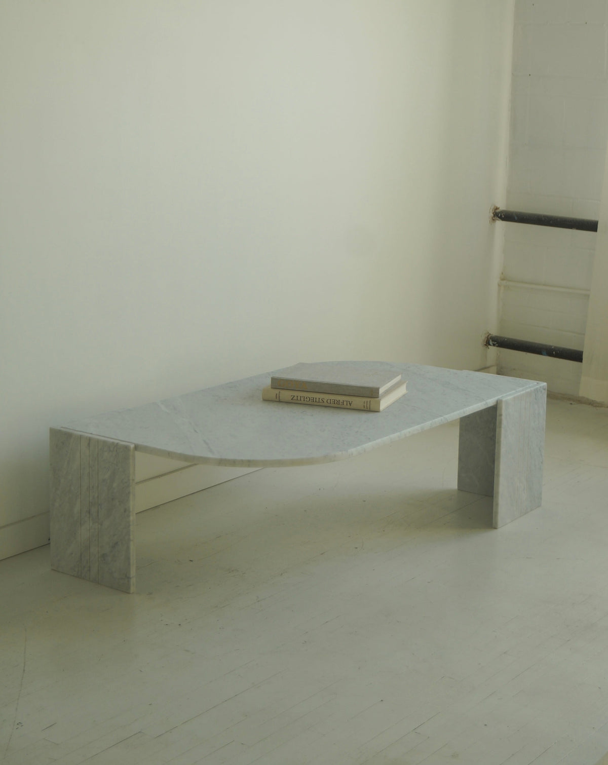 Asymmetrical Rectangular Carrara Coffee Table– The 365 Studio