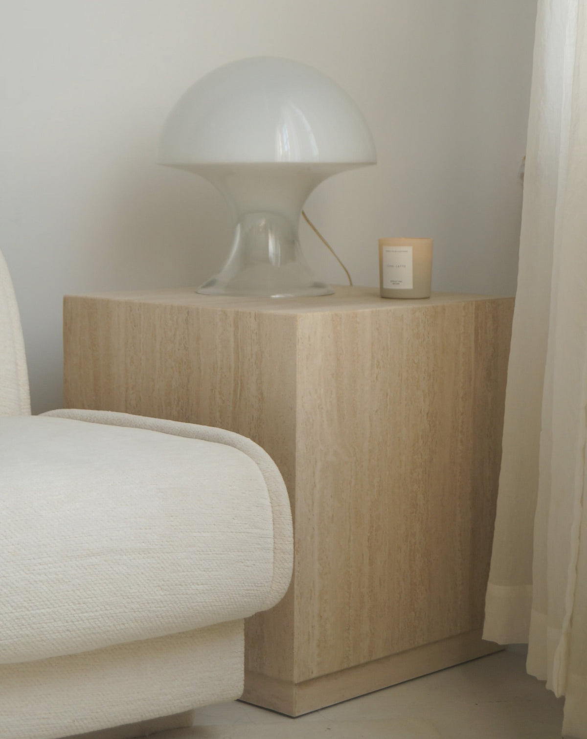 S/2 XL Travertine Cubed Tables– The 365 Studio