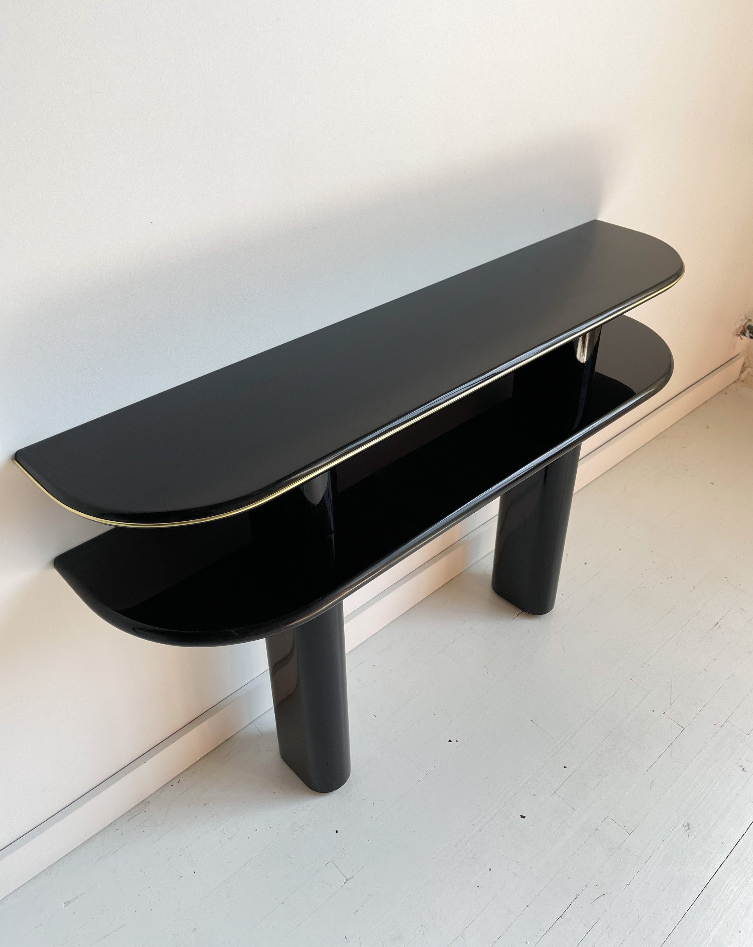 80s Lacquer Wall Console Table– The 365 Studio