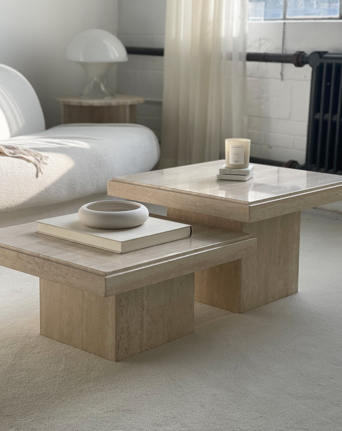 Travertine Nesting Coffee Table Set– The 365 Studio