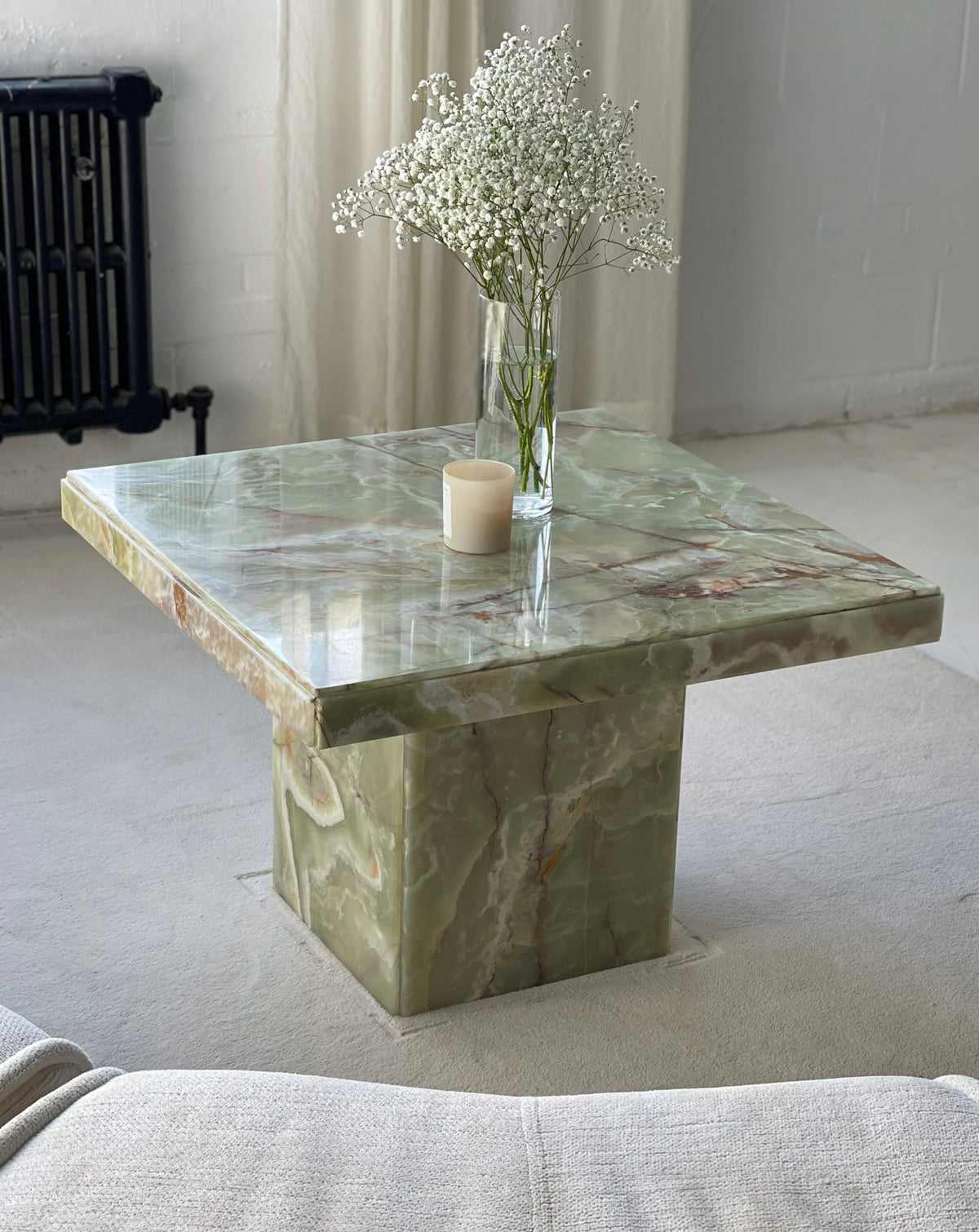 Green Onyx Beveled Table– The 365 Studio