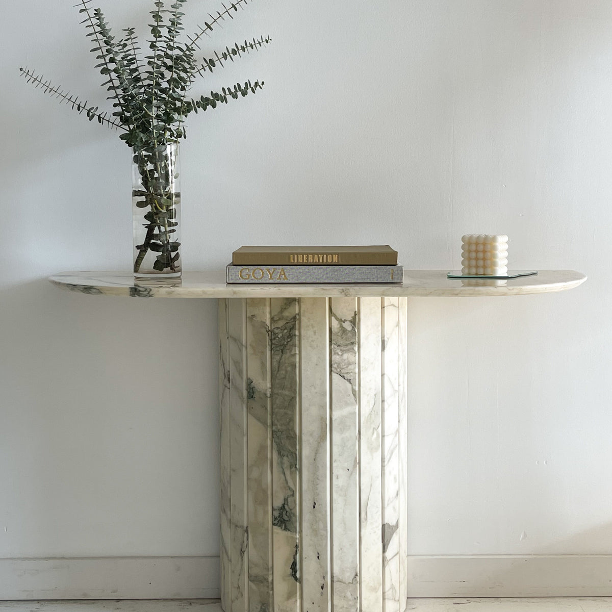Calacatta Monet Marble Console Table– The 365 Studio