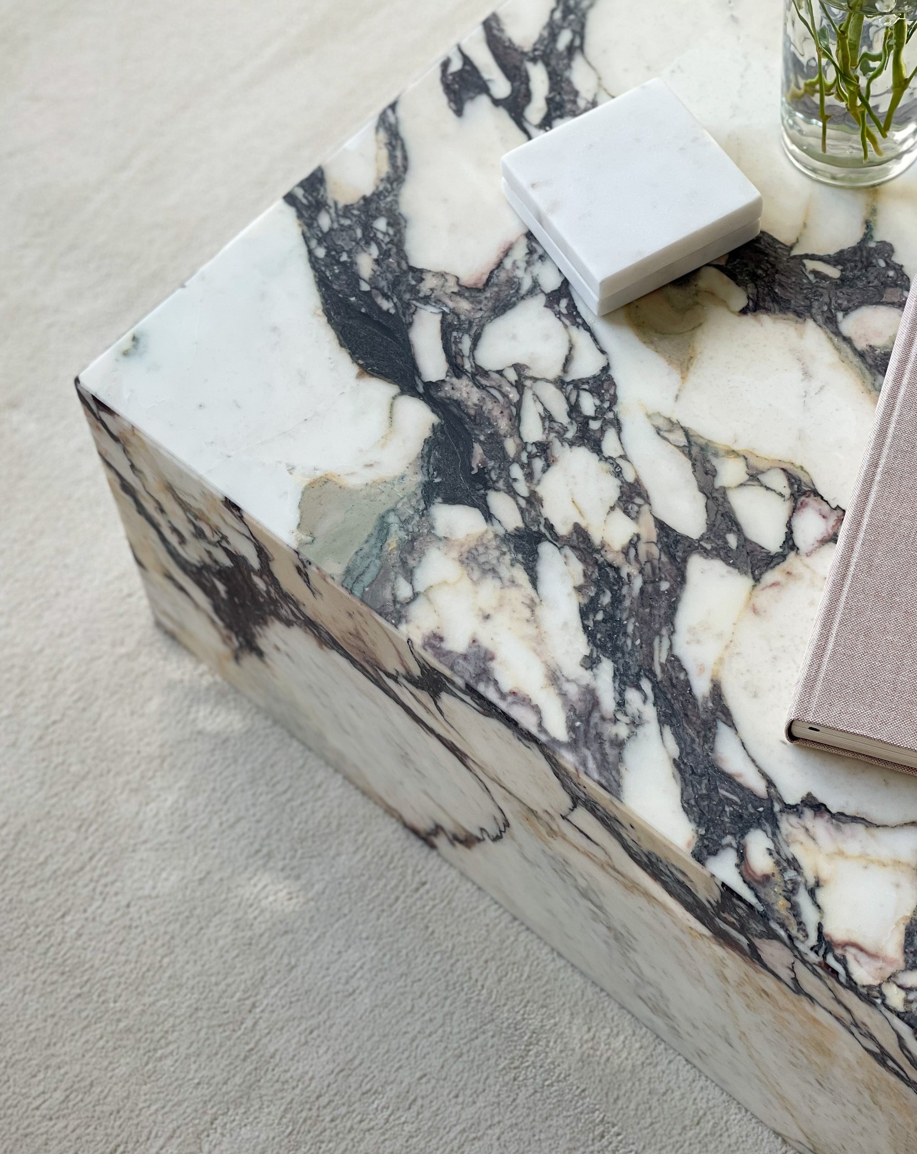 Calacatta Viola Block Coffee Table– The 365 Studio