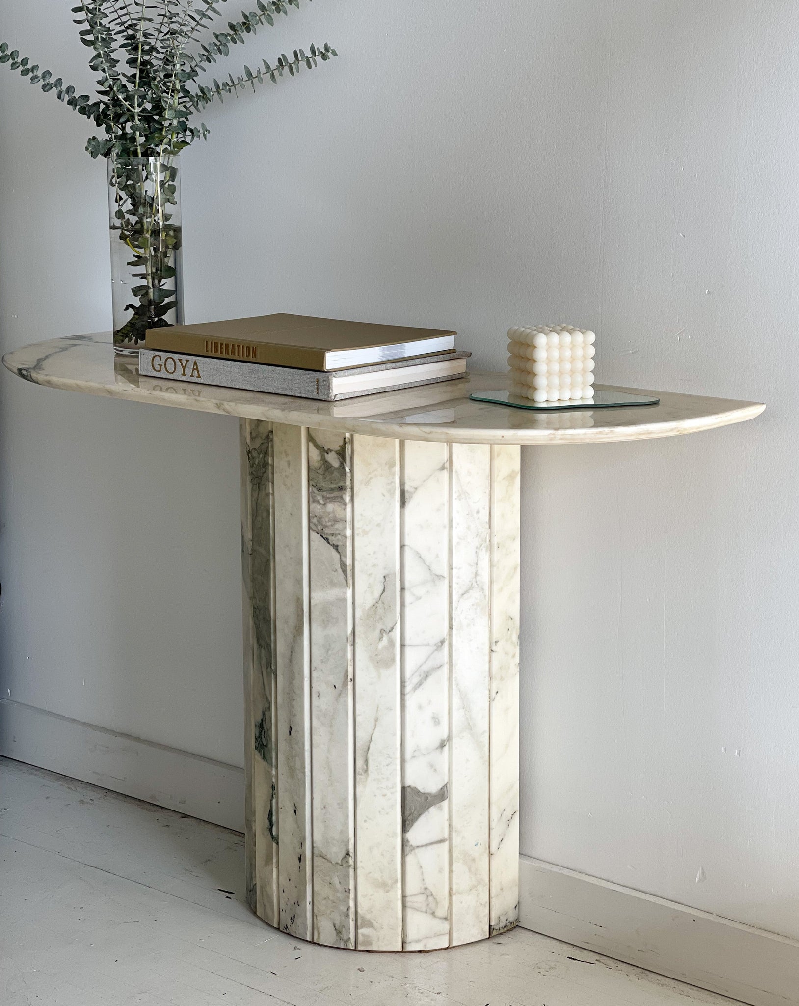 Calacatta Monet Marble Console Table– The 365 Studio